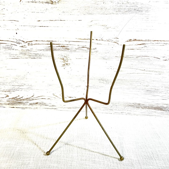 Accents | Vintage Mid Century Atomic Plant Stand Metal Retro Decor | Poshmark